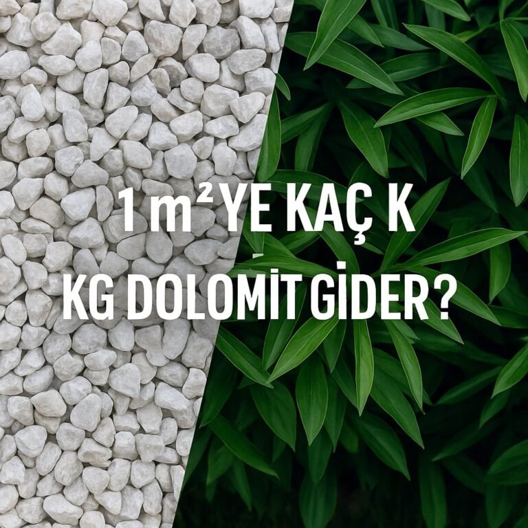 1 m²’ye Kaç Kg Dolomit Gider? - Plant Peyzaj